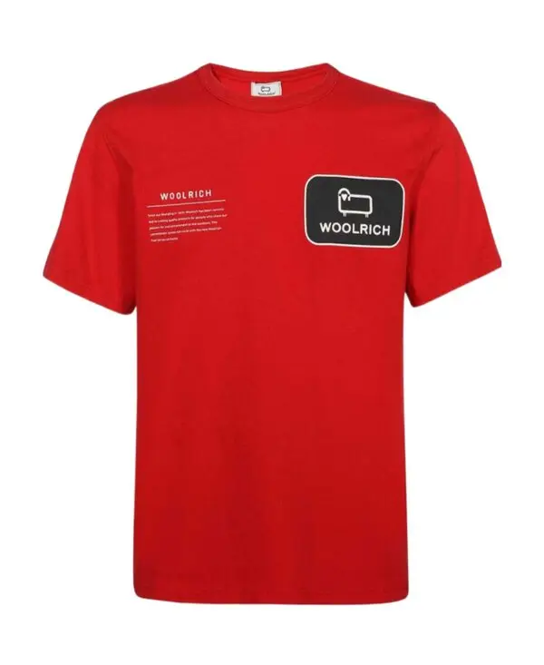 Woolrich T-shirt With Round Neck And Short Sleeves
