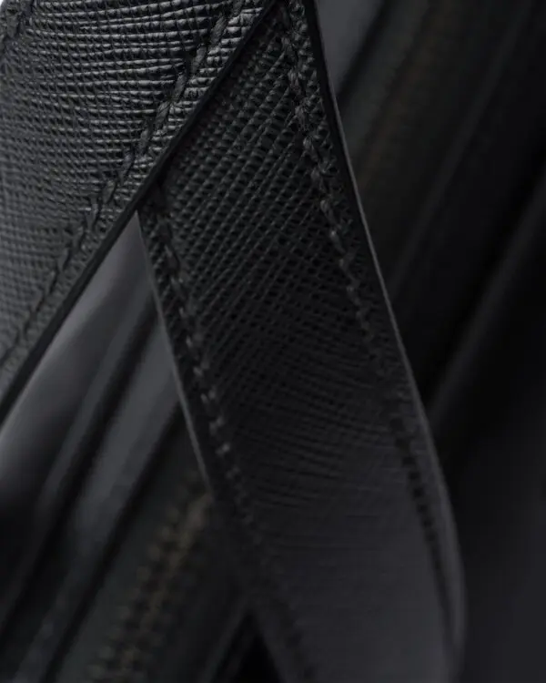 Prada Re-nylon Logo-triangle Zip-up Briefcase