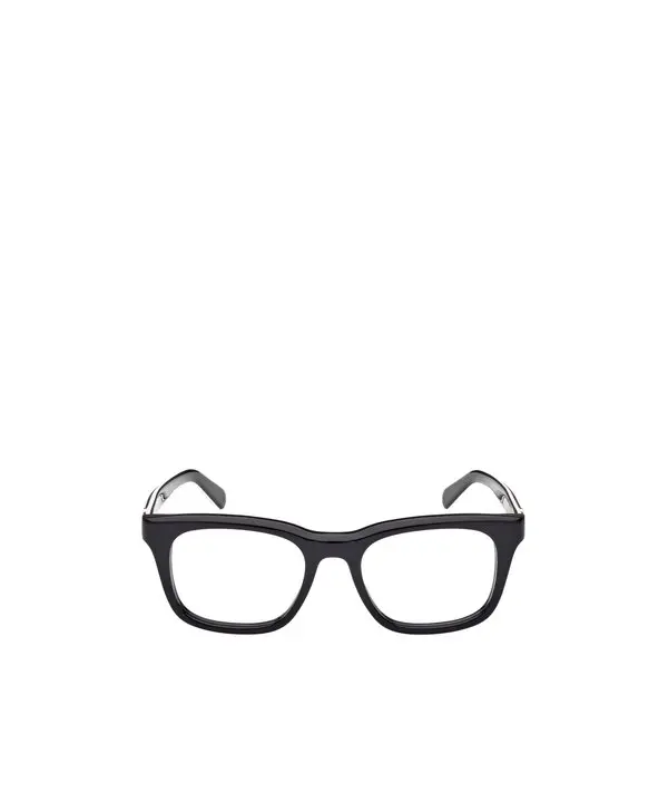 Moncler Two-tone Wayfarer-frame Eyeglasses - Black
