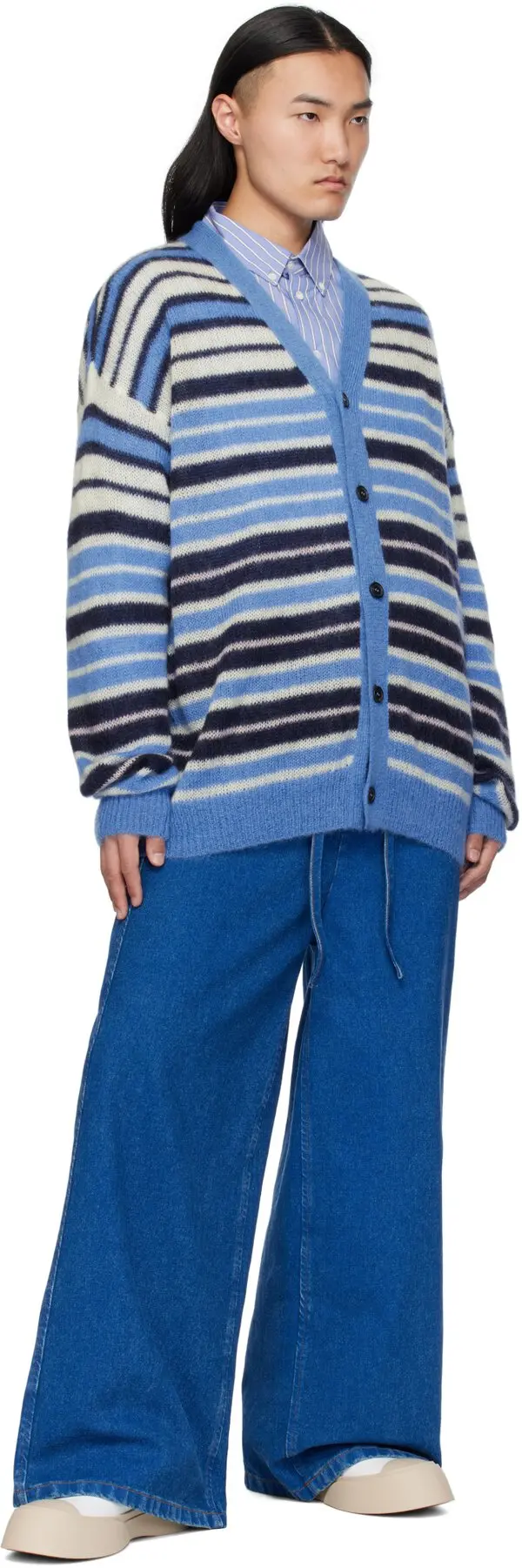 Marni Striped Knit Cardigan