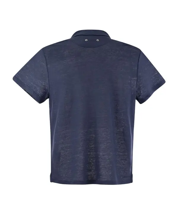 Vilebrequin Linen Short-sleeve Polo Shirt