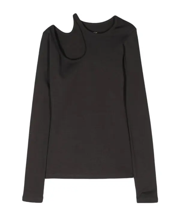 LOW CLASSIC Long Sleeve Asymmetrical T-shirt
