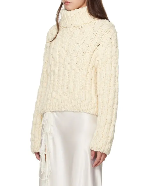 Chloé Ribbed Turtleneck Sweater
