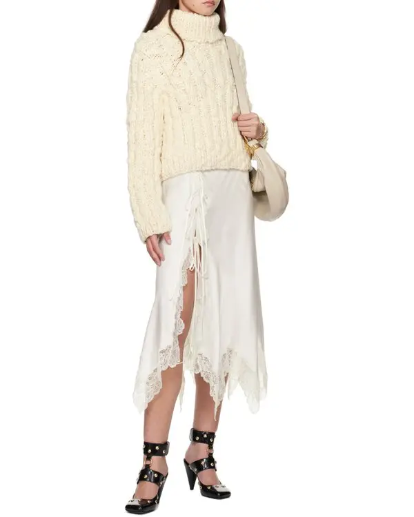 Chloé Ribbed Turtleneck Sweater
