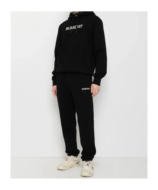Burberry Logo Printed Jogging Pants