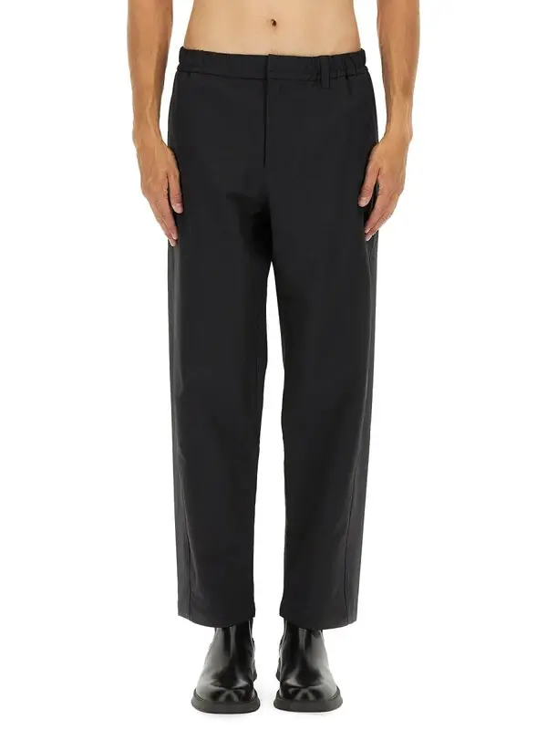 Herno Straight Leg Trousers - Black