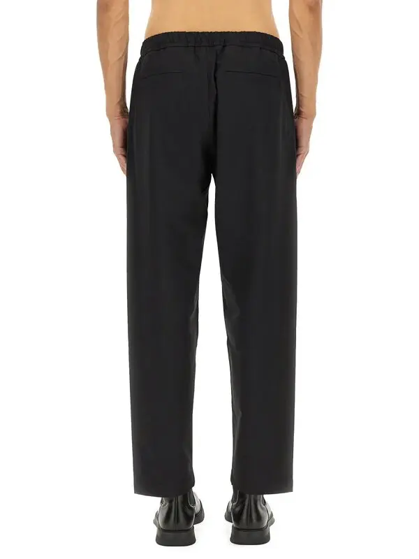 Herno Straight Leg Trousers - Black