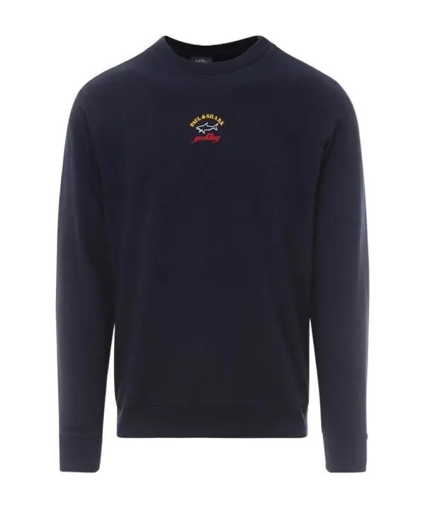 PAUL  SHARK Logo-print Cotton Sweatshirt