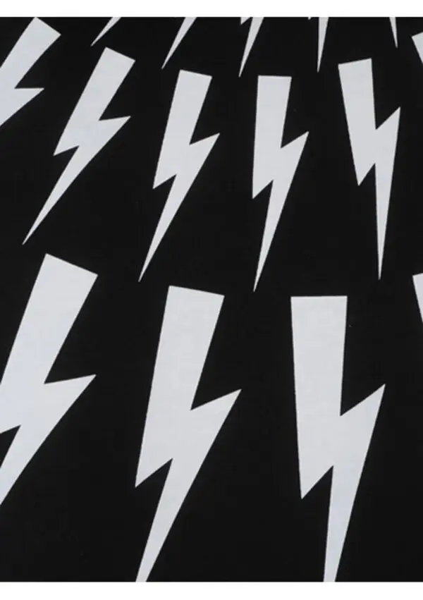 Neil Barrett Thunderbolt Print Crewneck Sweatshirt