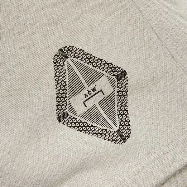 A-COLD-WALL* Elasticated-waist Track Shorts With Diamond Print - Nude