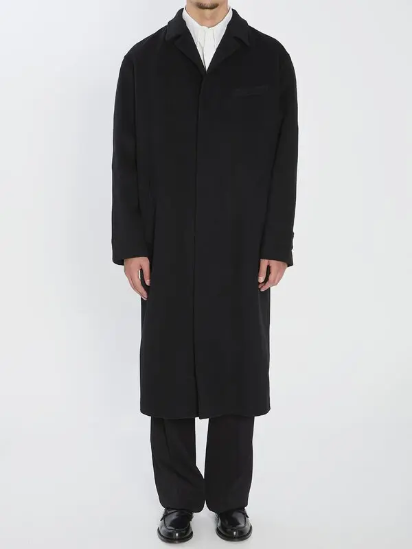 Celine Mac Coat In Wool Cloth