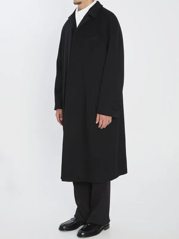 Celine Mac Coat In Wool Cloth