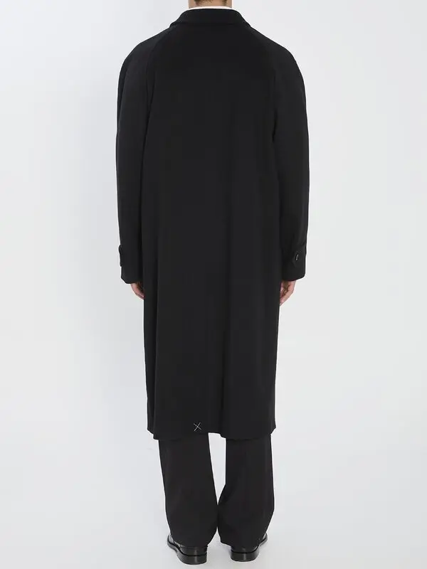 Celine Mac Coat In Wool Cloth
