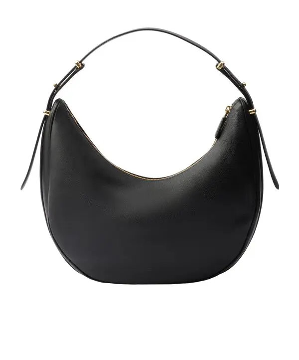 Prada Arqué Shoulder Bag - Black