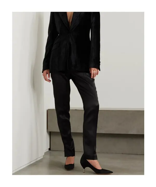 Gabriela Hearst Tapered Pleated Trousers