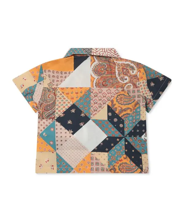 Etro Patchwork Design Cotton Shirt