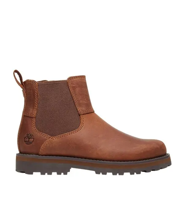 Timberland Round Head Chelsea Boots With Side Zipper - Brown