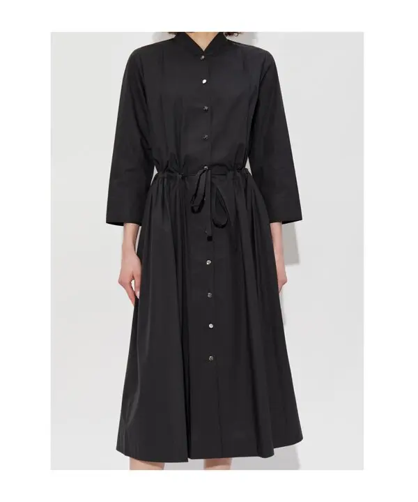 Tory Burch Belted Cotton Shirt Dress