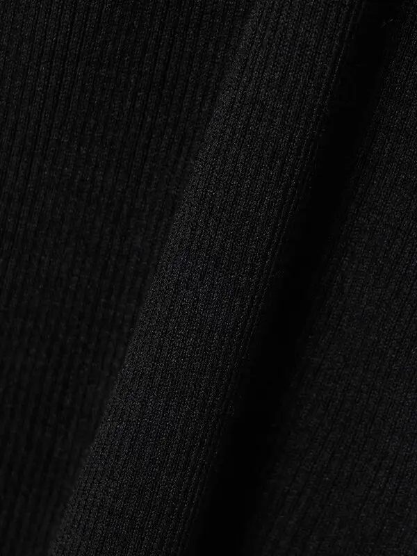 NILI LOTAN Lottie Ribbed Tank Top - Black