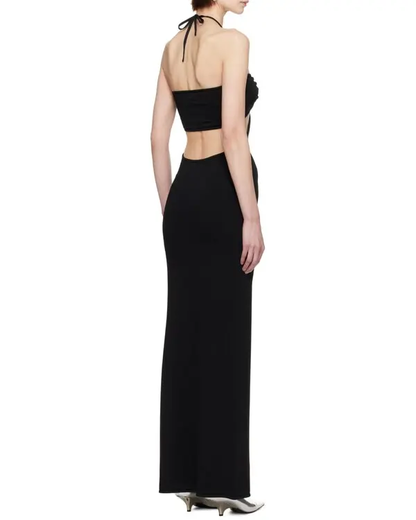 Coperni Knitted Halterneck Maxi Dress