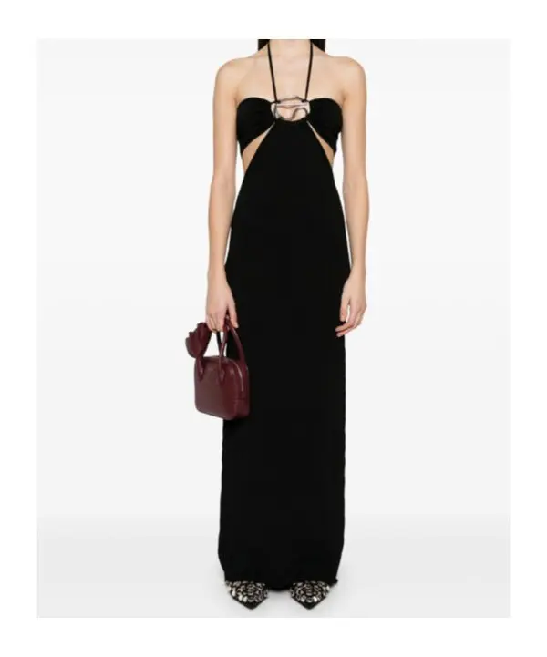 Coperni Knitted Halterneck Maxi Dress