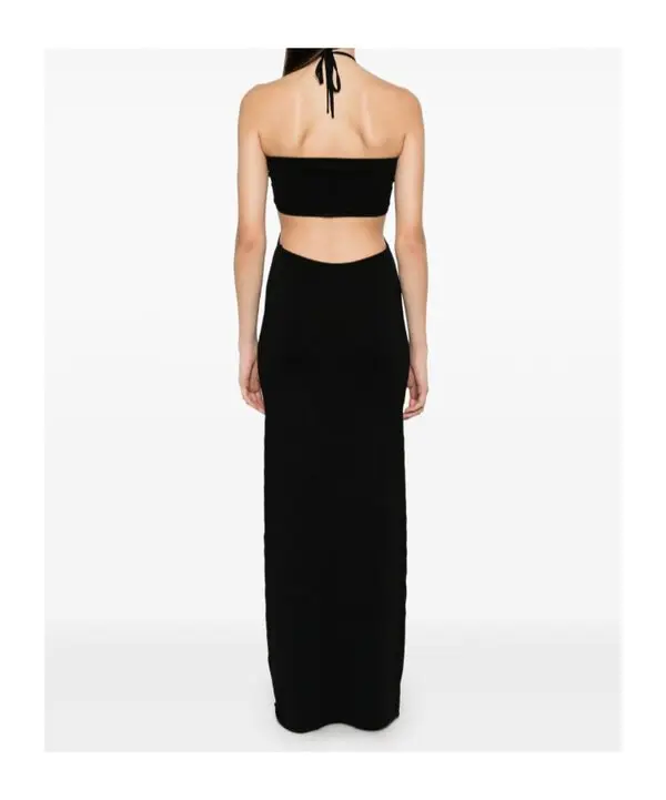 Coperni Knitted Halterneck Maxi Dress