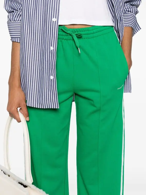 P.a.r.o.s.h Logo Embroidered Straight Leg Trousers - Green