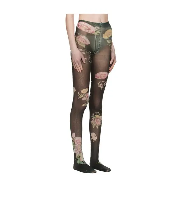 OPEN YY Floral Tights - Multicolor