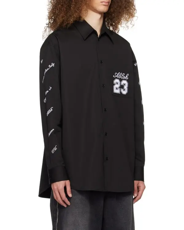 Off-White Buttoned Long-sleeved Shirt