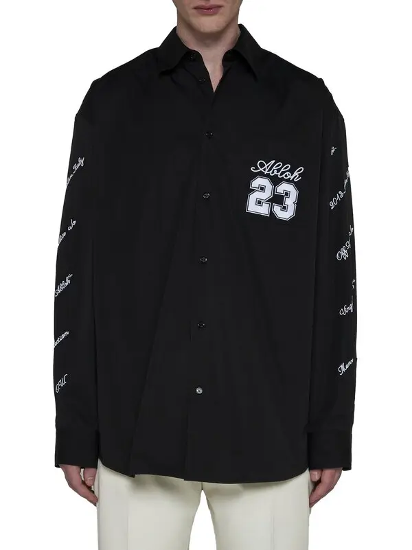 Off-White Buttoned Long-sleeved Shirt