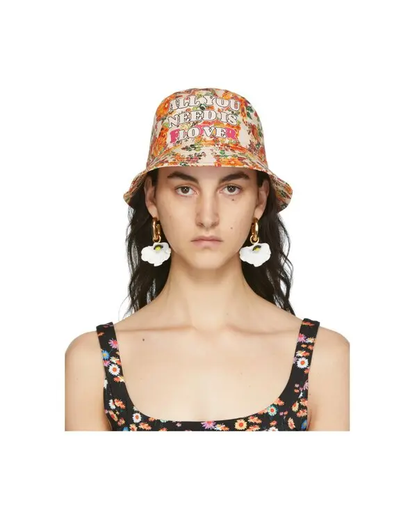 Rabanne Bucket Hat - Nude