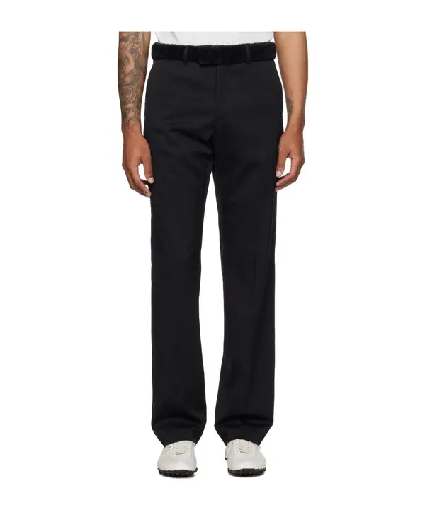 MAISON MARGIELA Belt Loops Slacks - Black