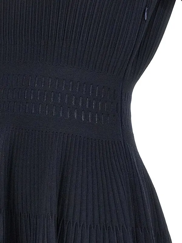 ANTONINO VALENTI Hela Knit Dress With Pleated Details