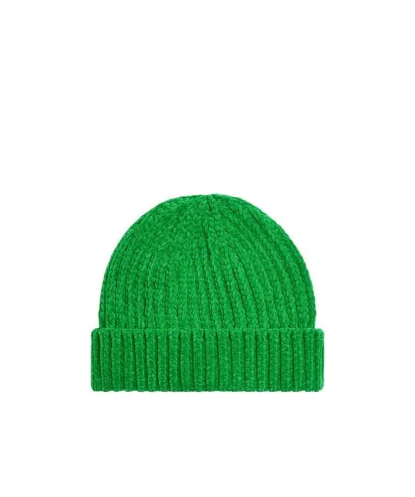 Bottega Veneta Brimless Ribbed Knit Cap - Green