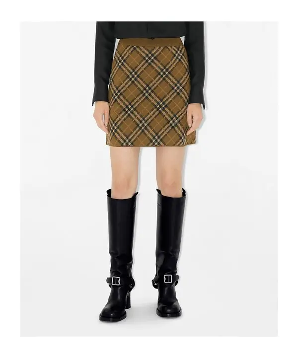 Burberry Check Mini Skirt