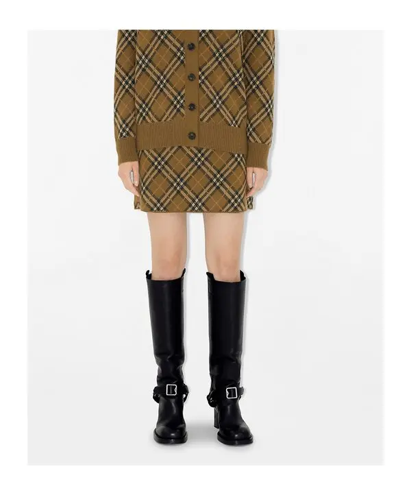 Burberry Check Mini Skirt