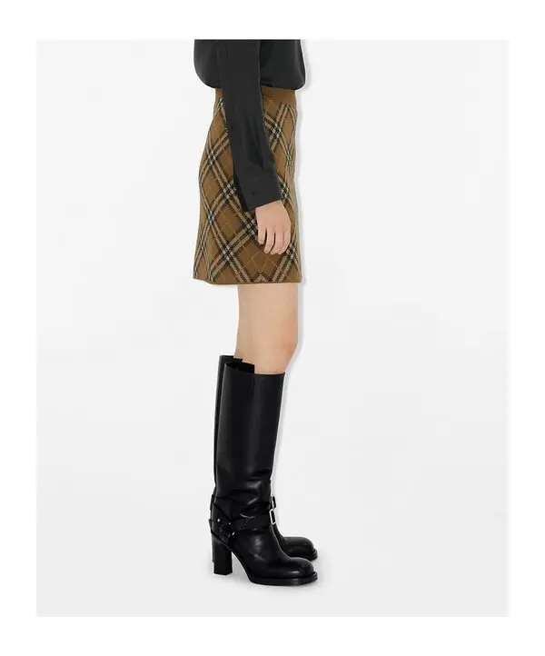 Burberry Check Mini Skirt