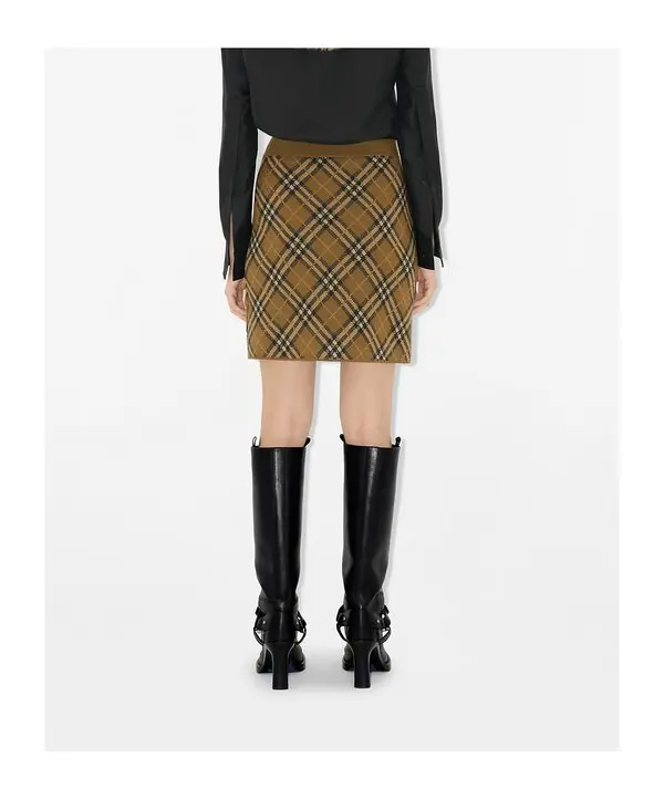 Burberry Check Mini Skirt