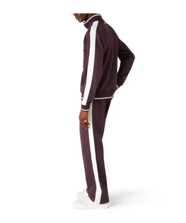 Casablanca Side-stripe Cotton Trousers - Black