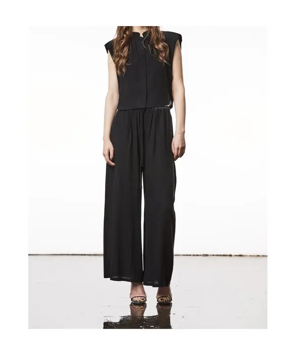 THOM KROM Sleeveless Pleated Shirt