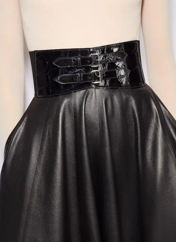 Alaïa Belted Skirt
