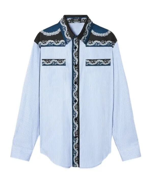 Versace Striped-print Shirt