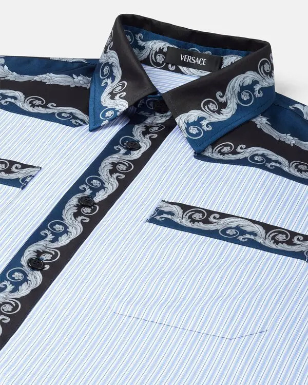 Versace Striped-print Shirt