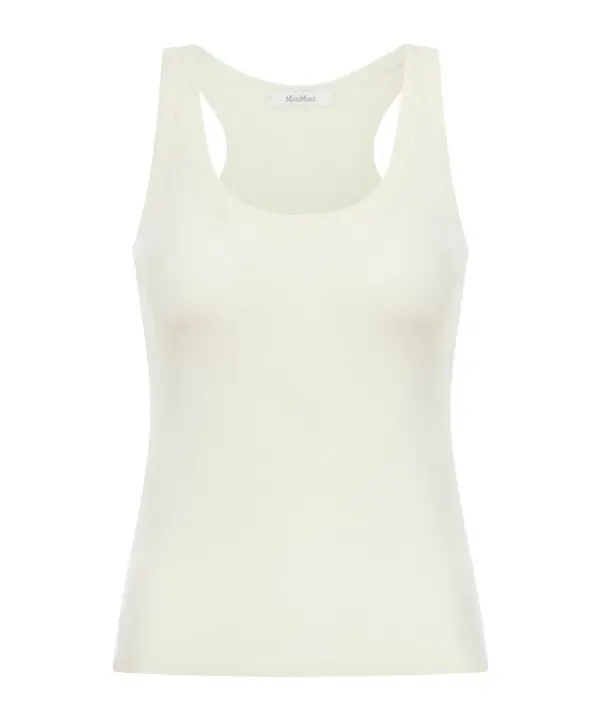 Max Mara Sleeveless Top With Rib Details - No