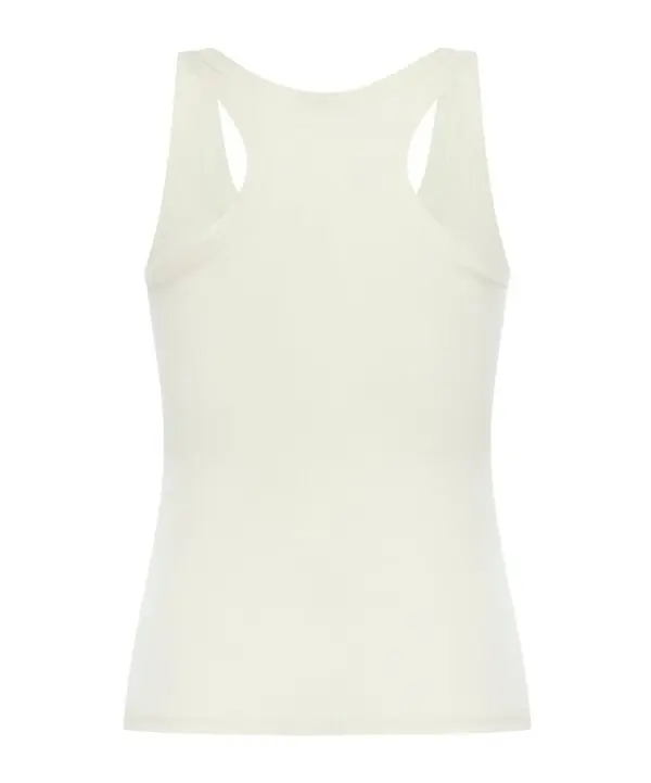 Max Mara Sleeveless Top With Rib Details
