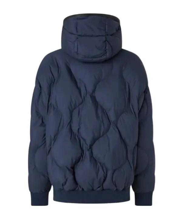 Pinko Cavia Hooded Bomber Jacket With Detachable Cape Sleeves