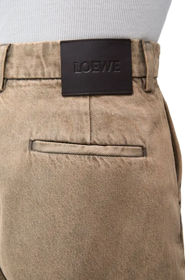 Loewe High Waist Wide Leg Denim Jeans
