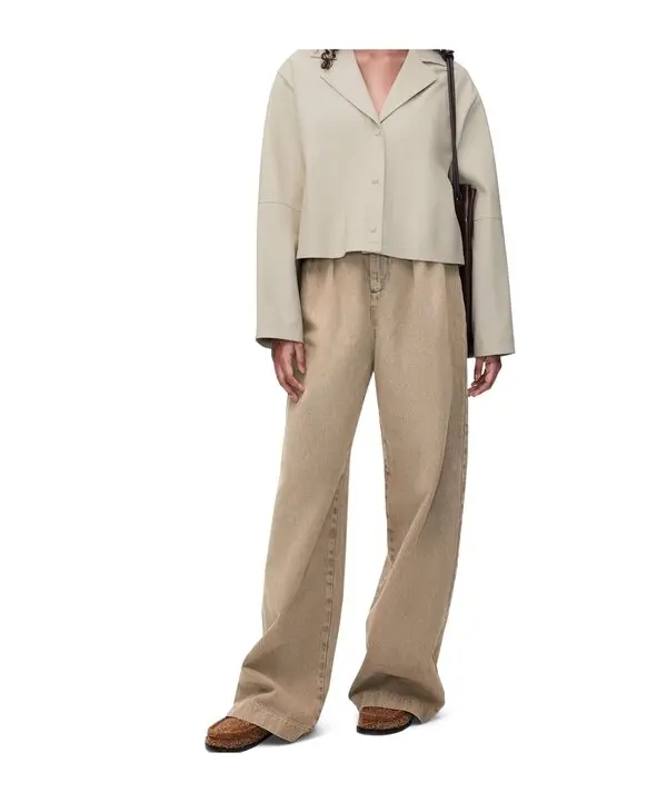 Loewe High Waist Wide Leg Denim Jeans