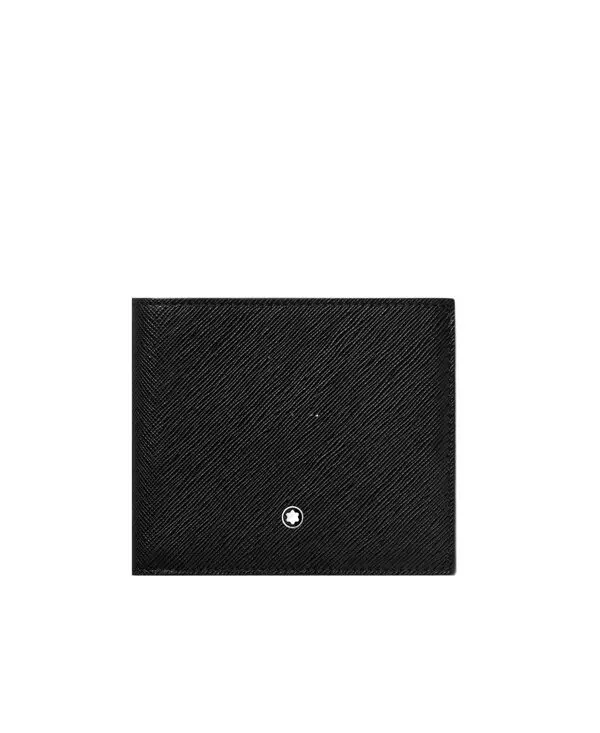Montblanc Logo Patch Bi-fold Wallet - Black
