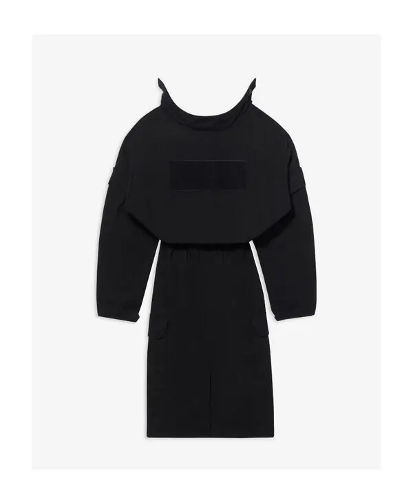 Balenciaga Drop Shoulder Zipped Dress